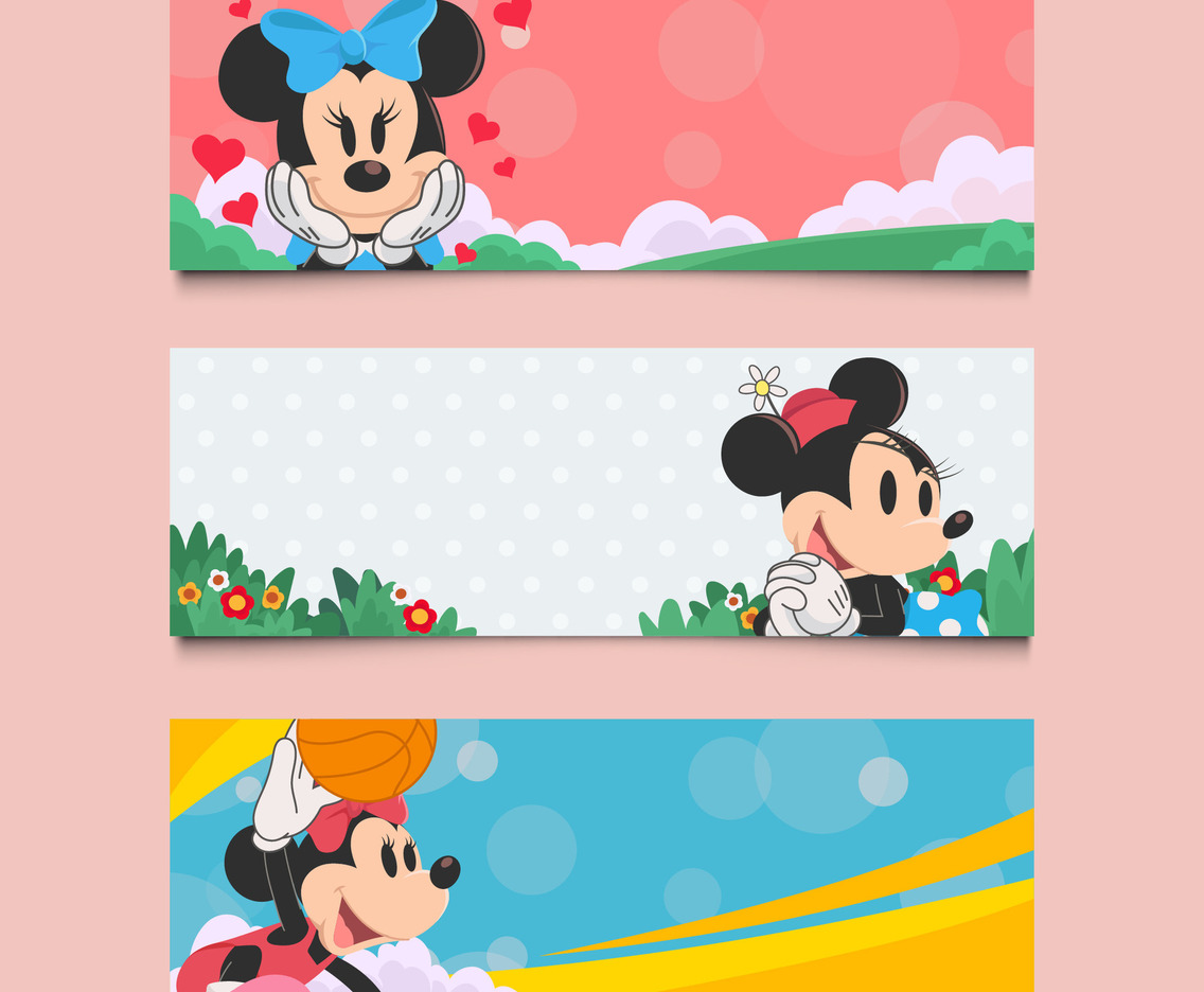 Story of Mouse Horizontal Banner | FreeVectors