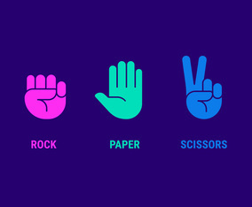 Free rock paper scissors - Vector Art