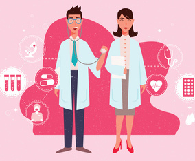 Free healthcare character - Vector Art