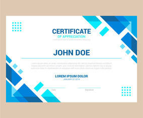 Free certificate - Vector Art