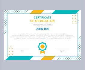 Free certificate - Vector Art