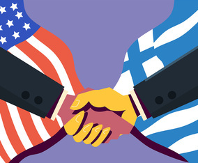 Free international relations - Vector Art