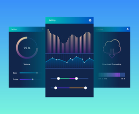 Observation Diagram Charts Ui Kit Vector | FreeVectors