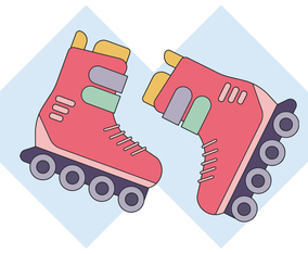 Free hair rollers - Vector Art