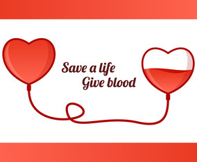 Free blood drive - Vector Art