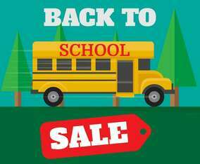 Back to School Sale Background | FreeVectors