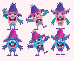 Free trolls - Vector Art
