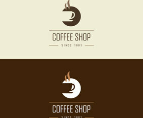 Free coffee logo - Vector Art
