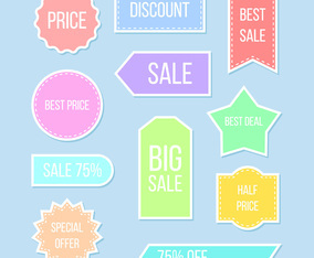 Free price tag - Vector Art