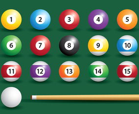 Free 9 ball - Vector Art