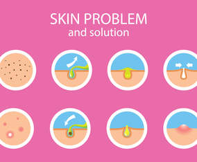 Free skin boils - Vector Art