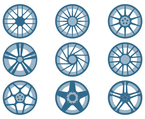 Car Rims Vector | FreeVectors