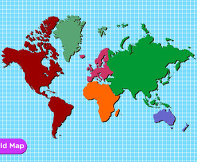 Vector World Map Set | FreeVectors