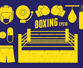 Boxing Man - Colour | FreeVectors
