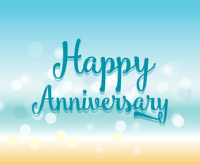 Free anniversary card - Vector Art
