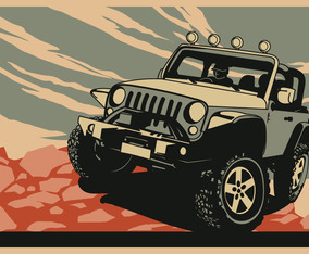 Free the adventures of hills - Vector Art