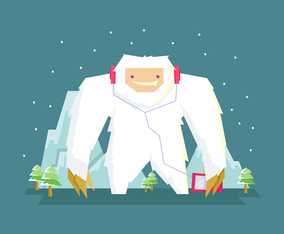 Free yeti - Vector Art