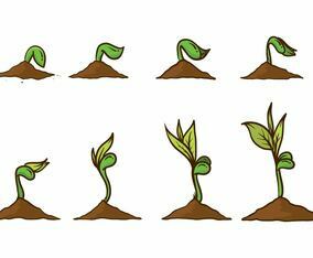 Plant Grow Up Concept Vector | FreeVectors