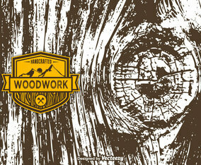Free wood log - Vector Art