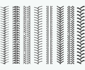 Free tire mark - Vector Art