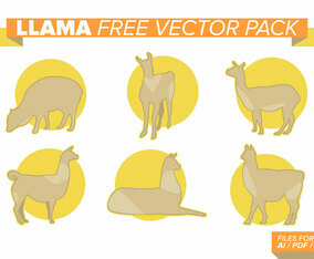 Free llama - Vector Art
