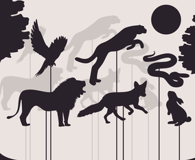 Animal Shadow Puppet | FreeVectors