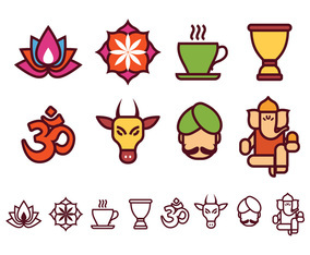 Free india travel - Vector Art
