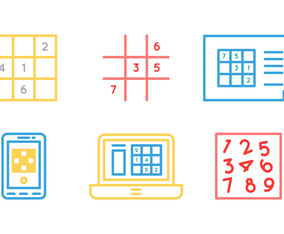 Free sudoku logo - Vector Art