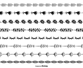 Hand Drawn Border Set | FreeVectors