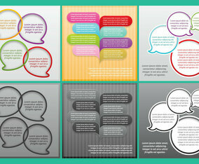 Free speech bubbles - Vector Art