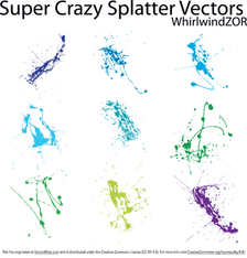 Free splatter - Vector Art