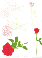 Free rose - Vector Art