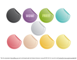 Free price tag - Vector Art