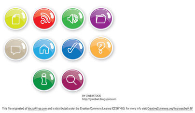 Free admin button - Vector Art