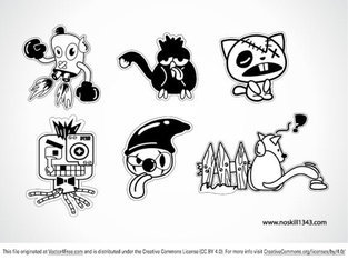 Free free sticker - Vector Art