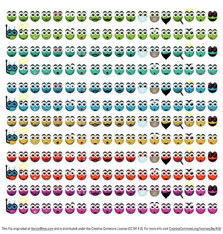 Free smileys - Vector Art