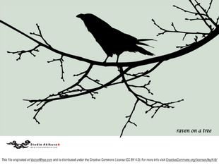 Free raven - Vector Art
