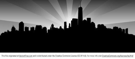 Free chicago skyline - Vector Art