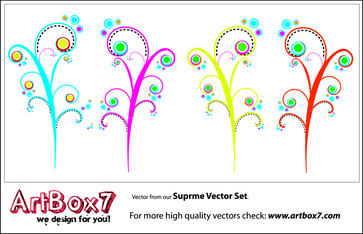 Decorative Text Label Vector | FreeVectors