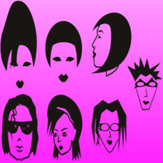 Punk Face Vector | FreeVectors