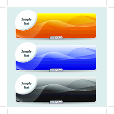 Two Color Banners | FreeVectors