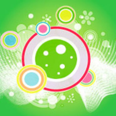 Orange Green Abstract Background | FreeVectors