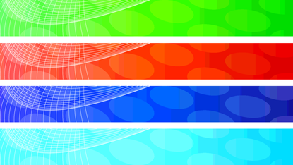 468 X 60 Px Banner Backgrounds | FreeVectors