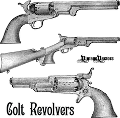 Photoshop Custom Shapes Guns | FreeVectors