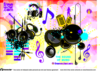 Man With Headphones Vector Image | FreeVectors