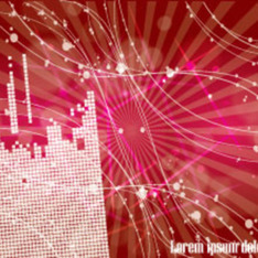 Red Abstract Web Lines Vector Graphic | FreeVectors