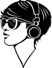 Man With Headphones Vector Image | FreeVectors