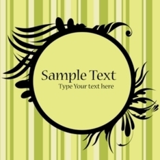 Decorative Text Label Vector | FreeVectors