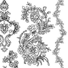 Free Floral Motifs Vectors | FreeVectors