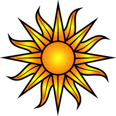 Vintage sun vector | FreeVectors